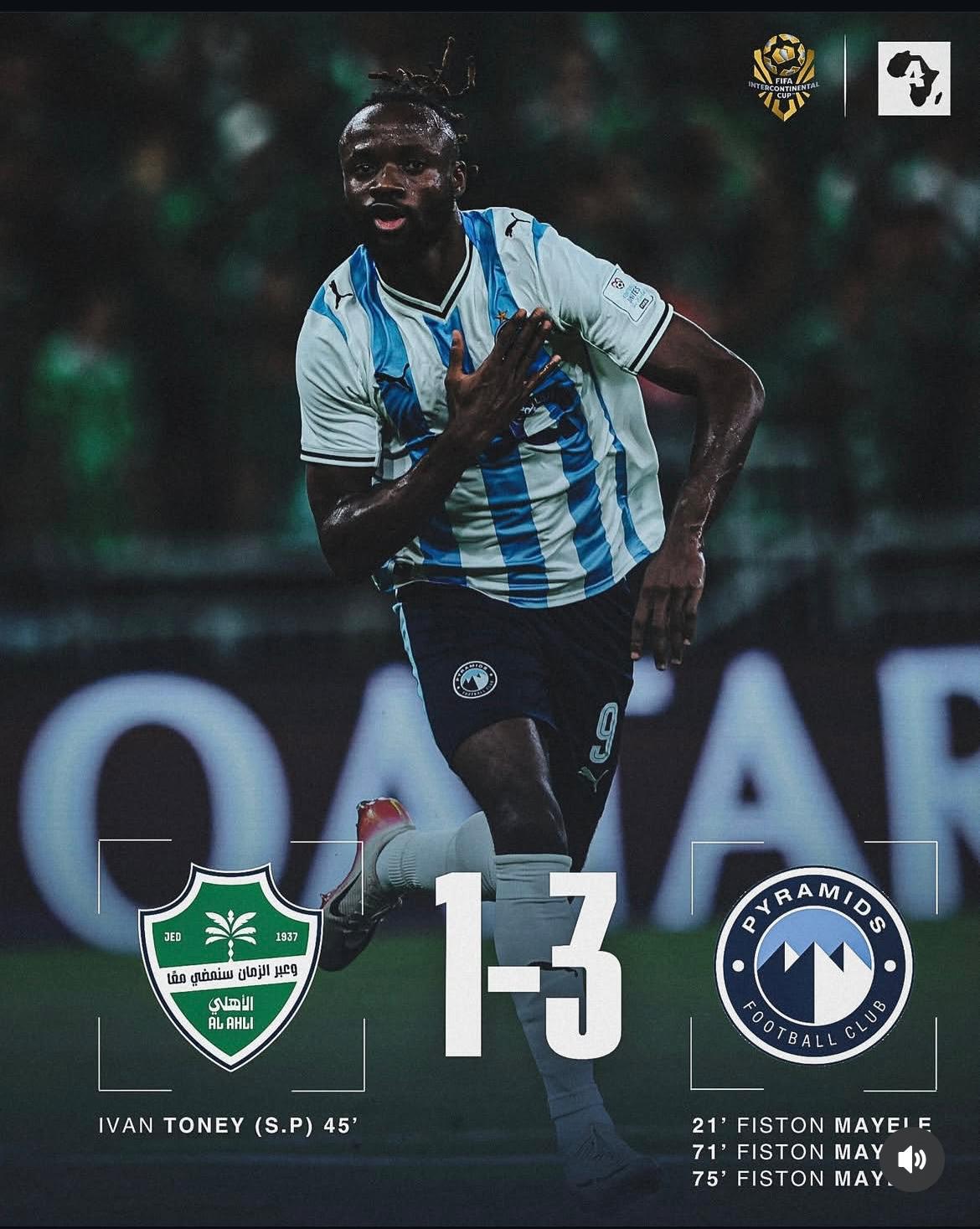 Coupe intercontinentale FIFA : Fiston Mayele propulse Pyramids FC en ...